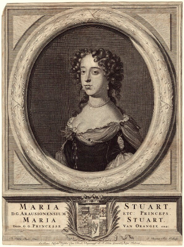 Queen Mary II Portrait Print – National Portrait Gallery Shop