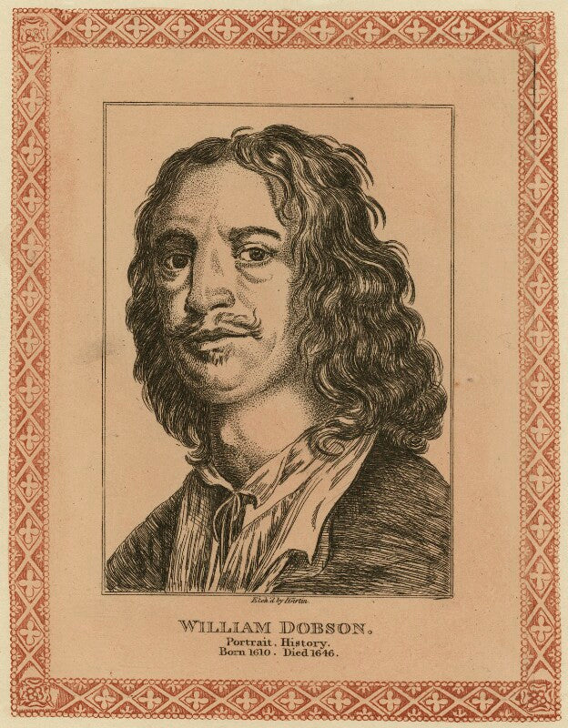 William Dobson Portrait Print – National Portrait Gallery Shop