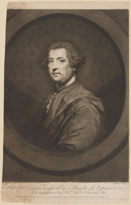 Charles Townshend Portrait Print – National Portrait Gallery Shop