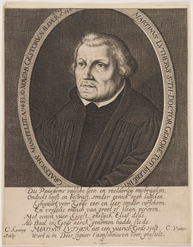 Martin Luther Portrait Print – National Portrait Gallery Shop