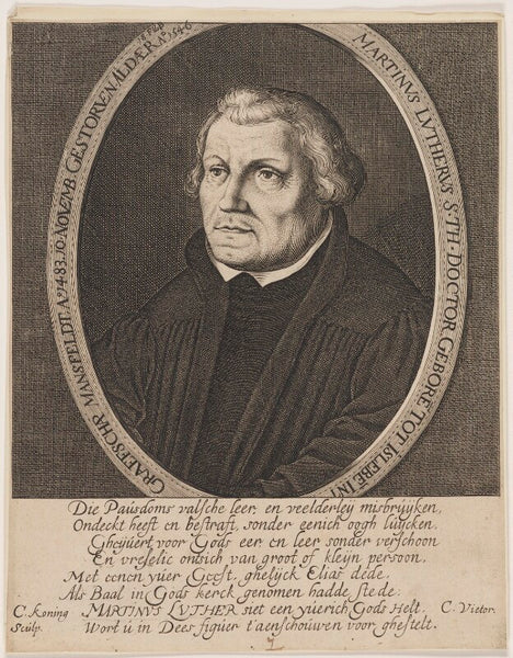 Martin Luther Portrait Print – National Portrait Gallery Shop
