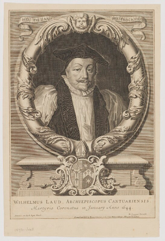 William Laud Portrait Print – National Portrait Gallery Shop