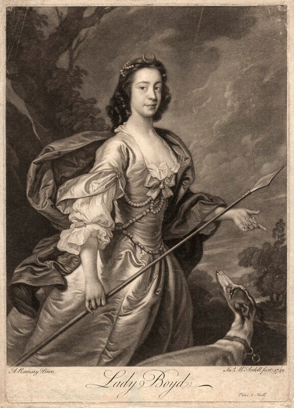 Rebecca (née Lockhart), Countess of Erroll when Lady Boyd Portrait Pri ...