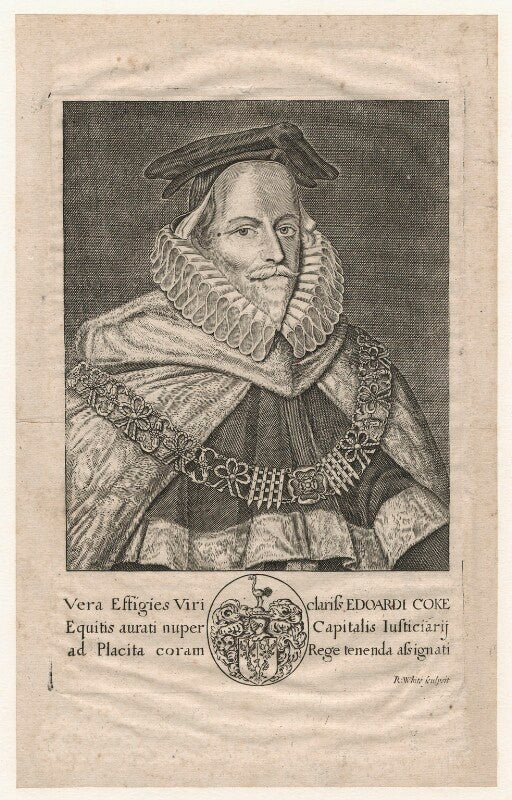 Sir Edward Coke Portrait Print – National Portrait Gallery Shop