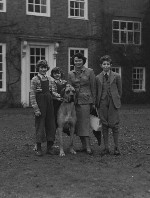 Lady Killearn with her children Portrait Print – National Portrait ...