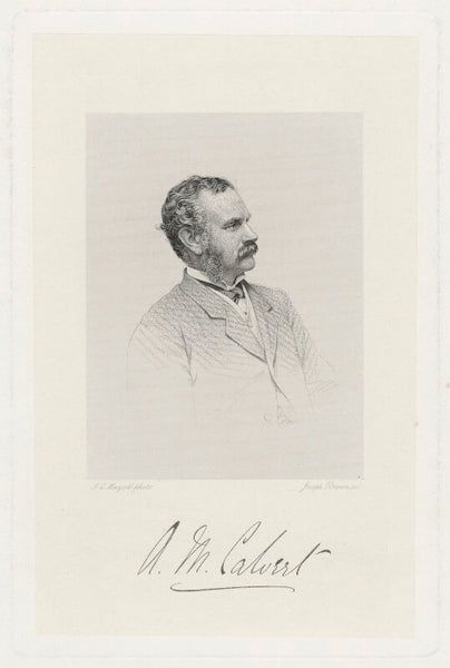 Archibald Motteux Calvert Portrait Print – National Portrait Gallery Shop