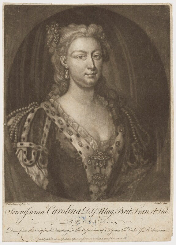 Caroline Wilhelmina of Brandenburg-Ansbach Greetings Card – National ...