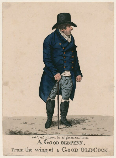 John Penn (A Good Old Penn, from the Wing of a Good Old Cock') Greetin ...