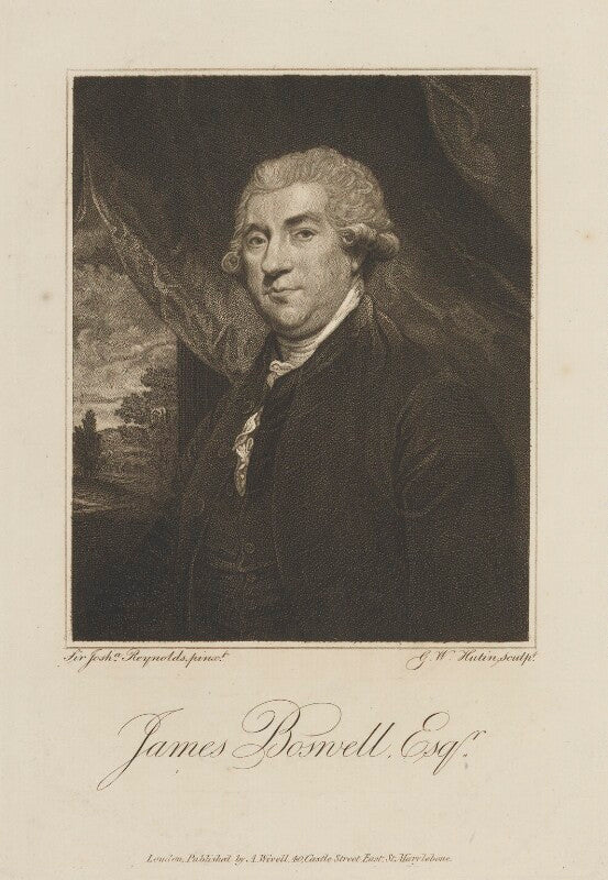 James Boswell Portrait Print – National Portrait Gallery Shop