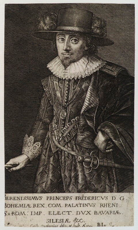 Frederick V, King of Bohemia and Elector Palatine Portrait Print ...