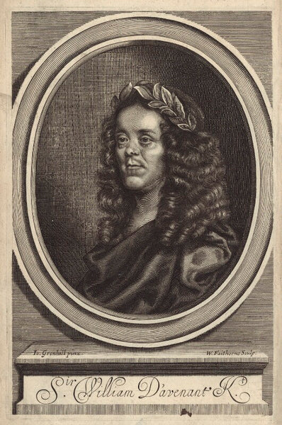 Sir William Davenant Portrait Print – National Portrait Gallery Shop