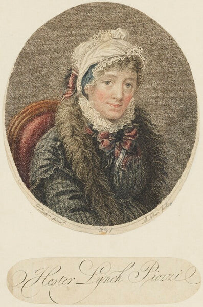 Hester Lynch Piozzi (née Salusbury, later Mrs Thrale) Greetings Card ...