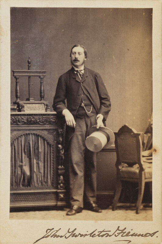 John Fiennes Twisleton-Wykeham-Fiennes, 17th Baron Saye and Sele Portr ...