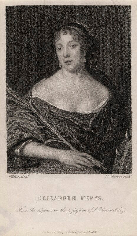 Elizabeth Pepys Portrait Print – National Portrait Gallery Shop