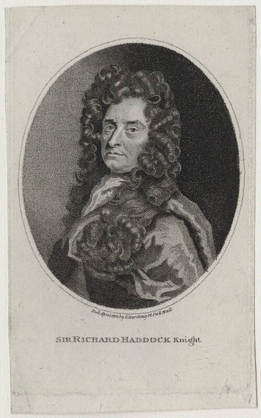 Sir Richard Haddock Portrait Print – National Portrait Gallery Shop