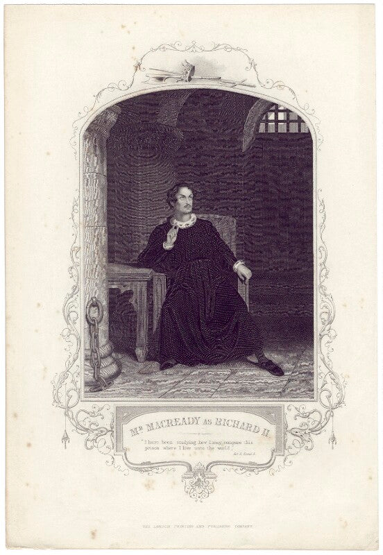 William Charles Macready as Richard II Portrait Print – National ...