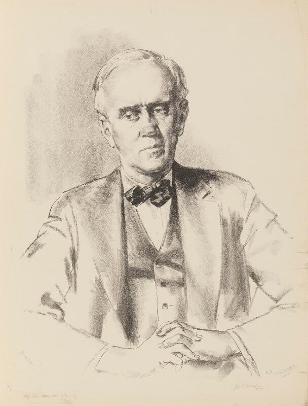 Alexander Fleming Portrait Print – National Portrait Gallery Shop