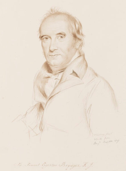 Sir Samuel Egerton Brydges, 1st Bt Portrait Print – National Portrait ...