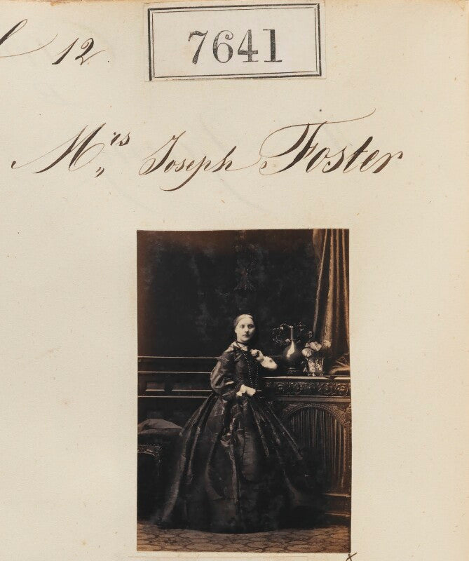 Mrs Joseph Foster Portrait Print – National Portrait Gallery Shop