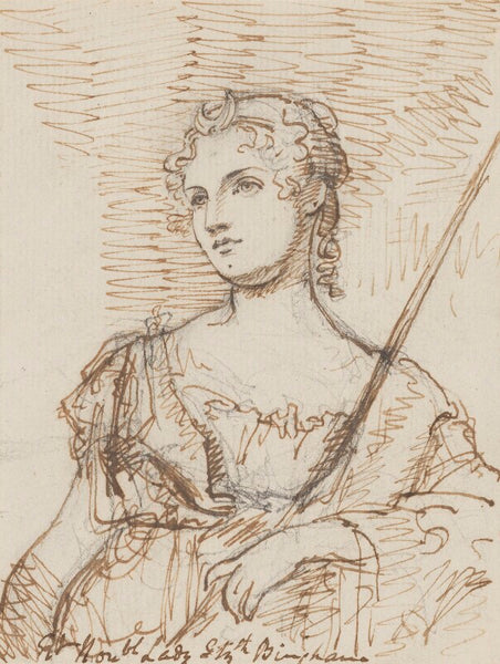 Lady Elizabeth Harcourt (née Bingham) Portrait Print – National ...