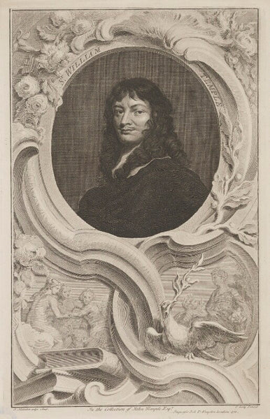 Sir William Temple, Bt Portrait Print – National Portrait Gallery Shop