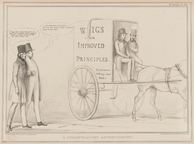 A Perambulatory Advertisement Portrait Print – National Portrait ...