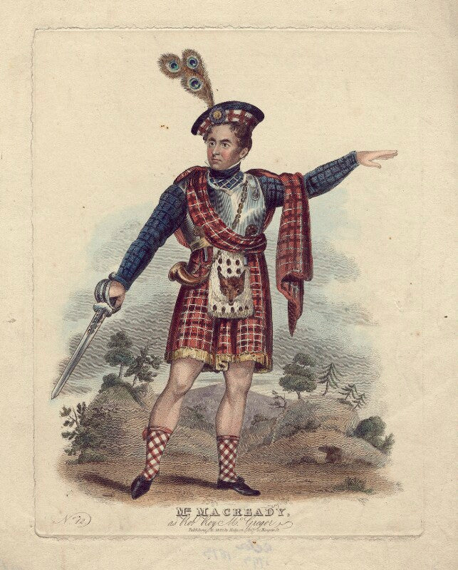 William Charles Macready as Rob Roy McGregor Greetings Card – National ...