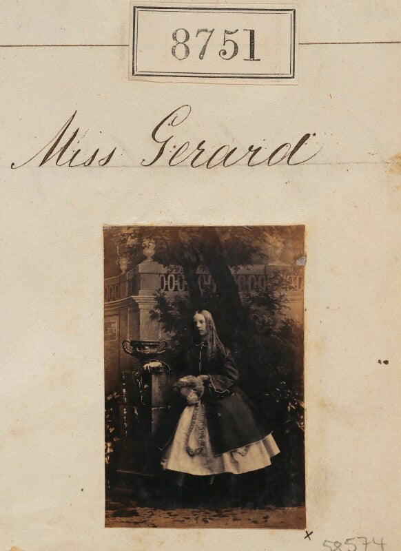 Hon. Monica Mary Oliphant (née Gerard) ('Miss Gerard') Portrait Print ...