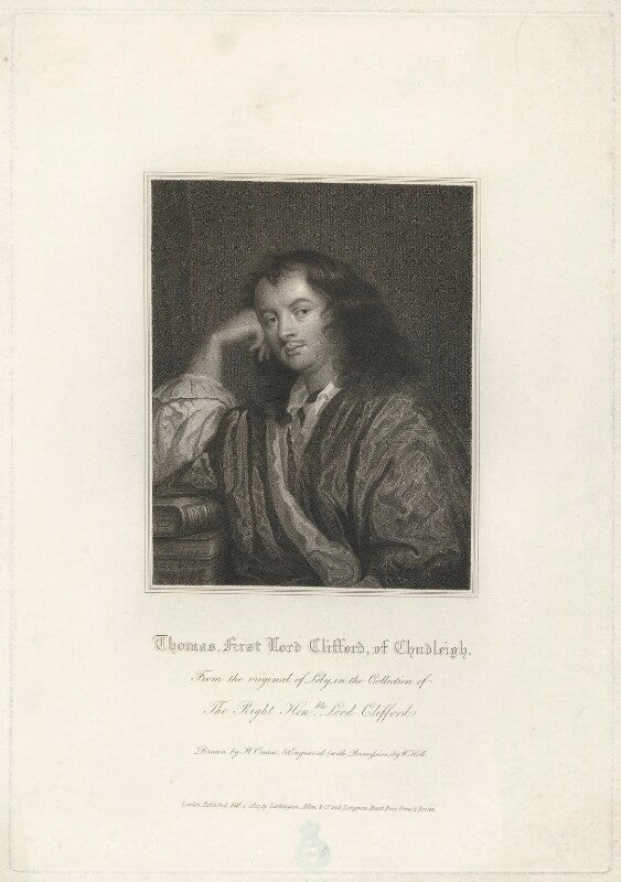 Thomas Clifford, 1st Baron Clifford of Chudleigh Greetings Card ...