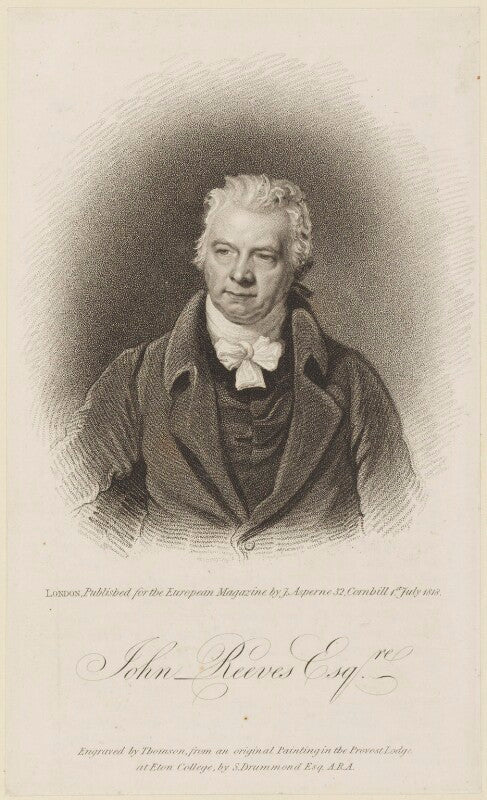 John Reeves Portrait Print – National Portrait Gallery Shop