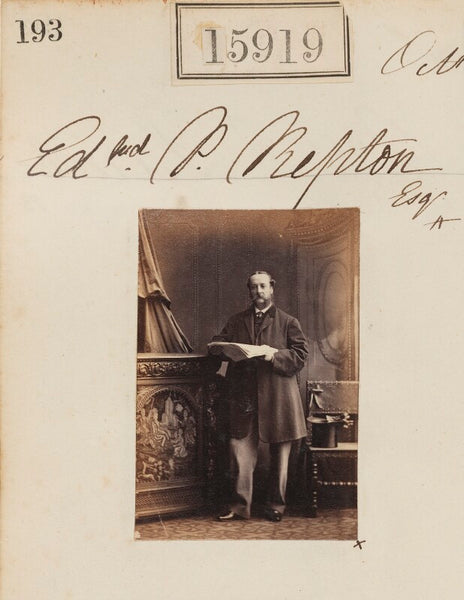 Edward Pakenham Repton Portrait Print – National Portrait Gallery Shop