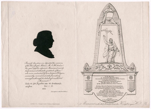 Joseph Milner Portrait Print – National Portrait Gallery Shop