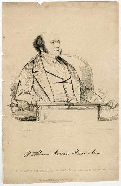 William Rowan Hamilton Portrait Print – National Portrait Gallery Shop
