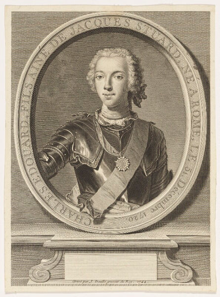 Prince Charles Edward Stuart Portrait Print – National Portrait Gallery ...