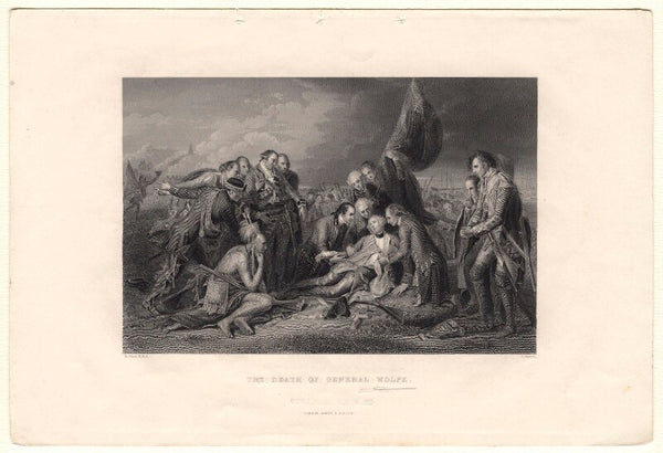 'The Death of General Wolfe' (James Wolfe) Portrait Print – National ...