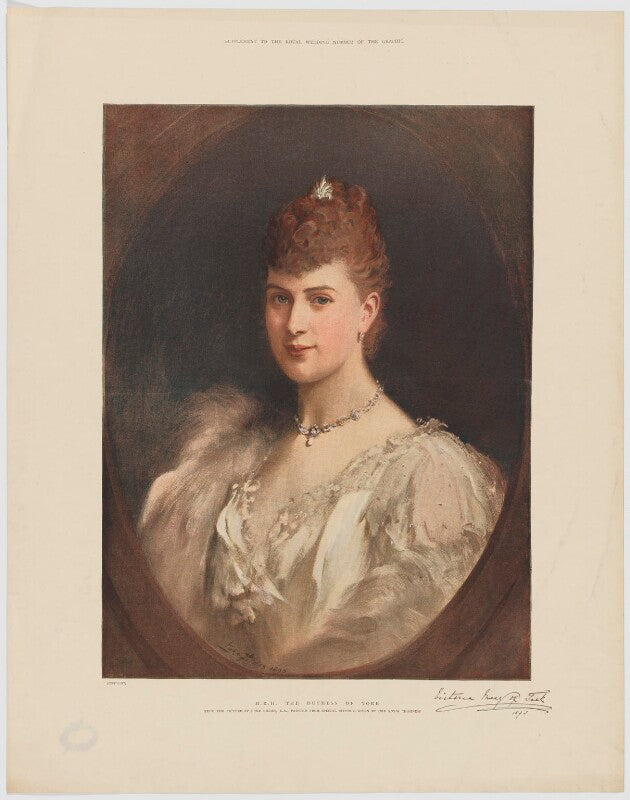 Queen Mary Portrait Print – National Portrait Gallery Shop