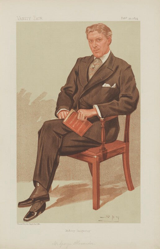 Sir George Alexander (George Samson) ('Men of the Day. No. 578.') Gree ...