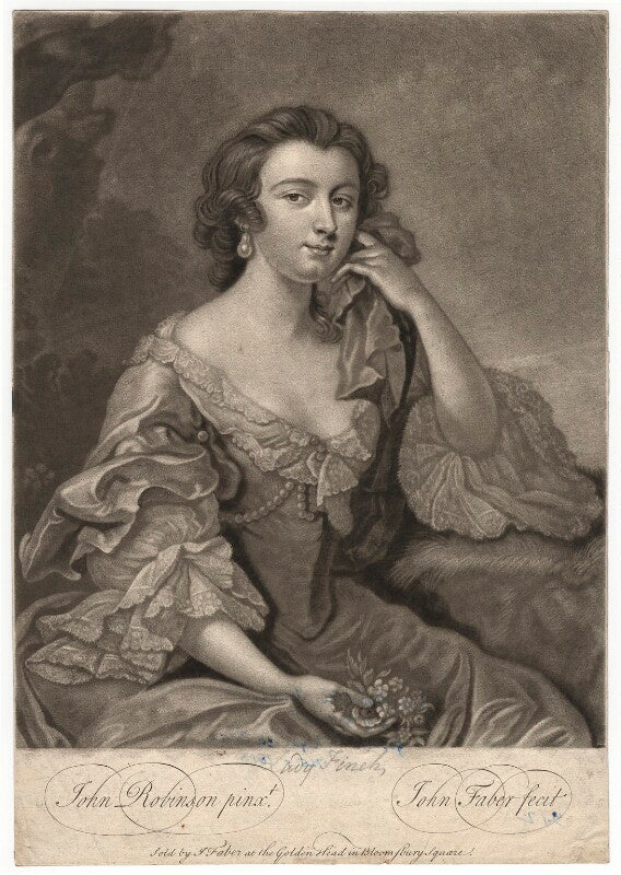 Lady Charlotte Finch (née Fermor) Portrait Print – National Portrait ...