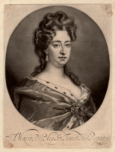 Queen Mary II Portrait Print – National Portrait Gallery Shop