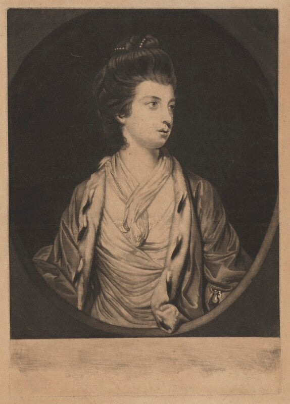Elizabeth Kerr (née Fortescue), Marchioness of Lothian Greetings Card ...