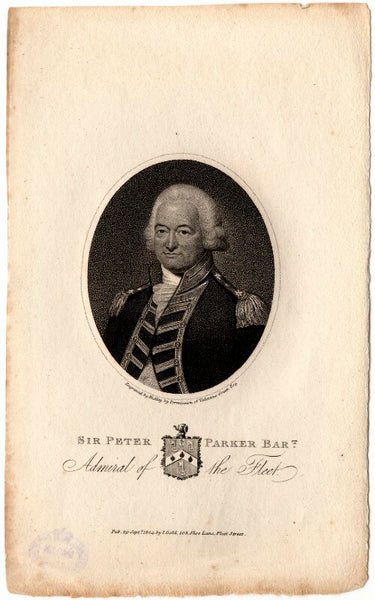 Sir Peter Parker, 1st Bt Portrait Print – National Portrait Gallery Shop