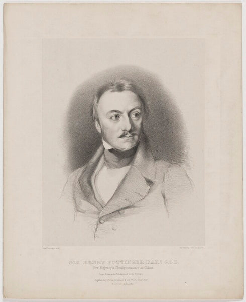 Sir Henry Pottinger Portrait Print – National Portrait Gallery Shop