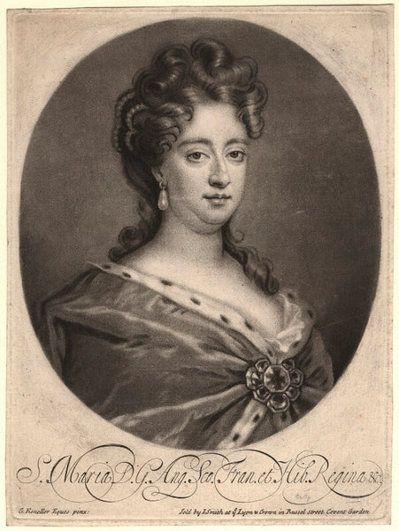 Queen Mary II Portrait Print – National Portrait Gallery Shop