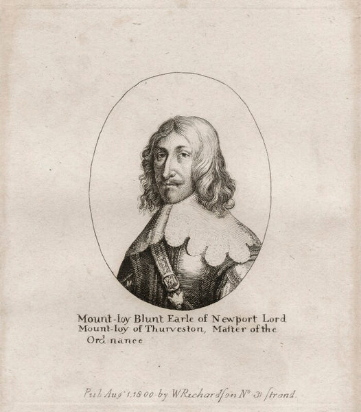 Mountjoy Blount, 1st Earl of Newport Portrait Print – National Portrait ...
