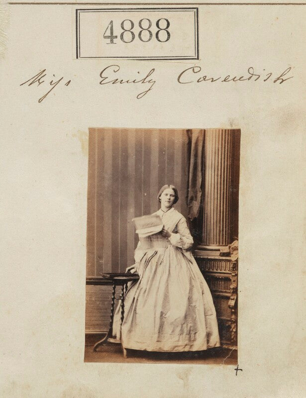 Emily Maria Georgiana Mundy (née Cavendish) Portrait Print – National ...