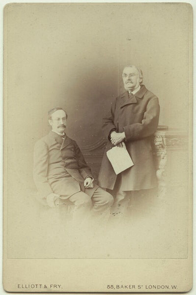 Sir John Strachey; Sir Richard Strachey Portrait Print – National ...
