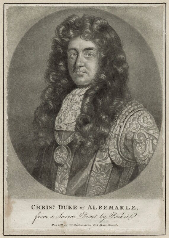 Christopher Monck, 2nd Duke of Albemarle Portrait Print – National ...