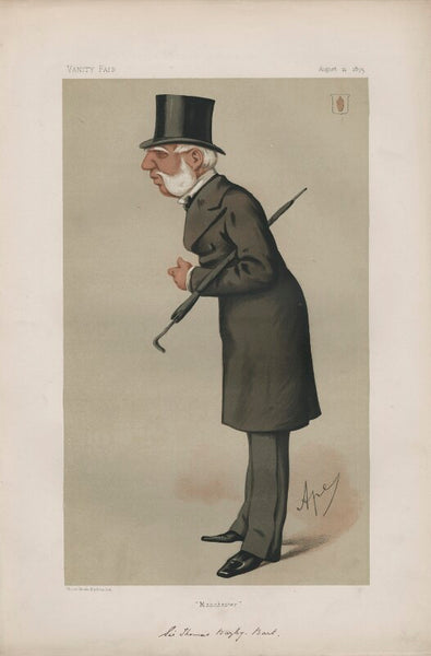 Sir Thomas Bazley, 1st Bt ('Statesmen. No. 212.') Portrait Print ...