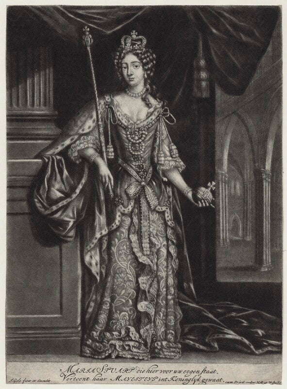 Queen Mary II Portrait Print – National Portrait Gallery Shop